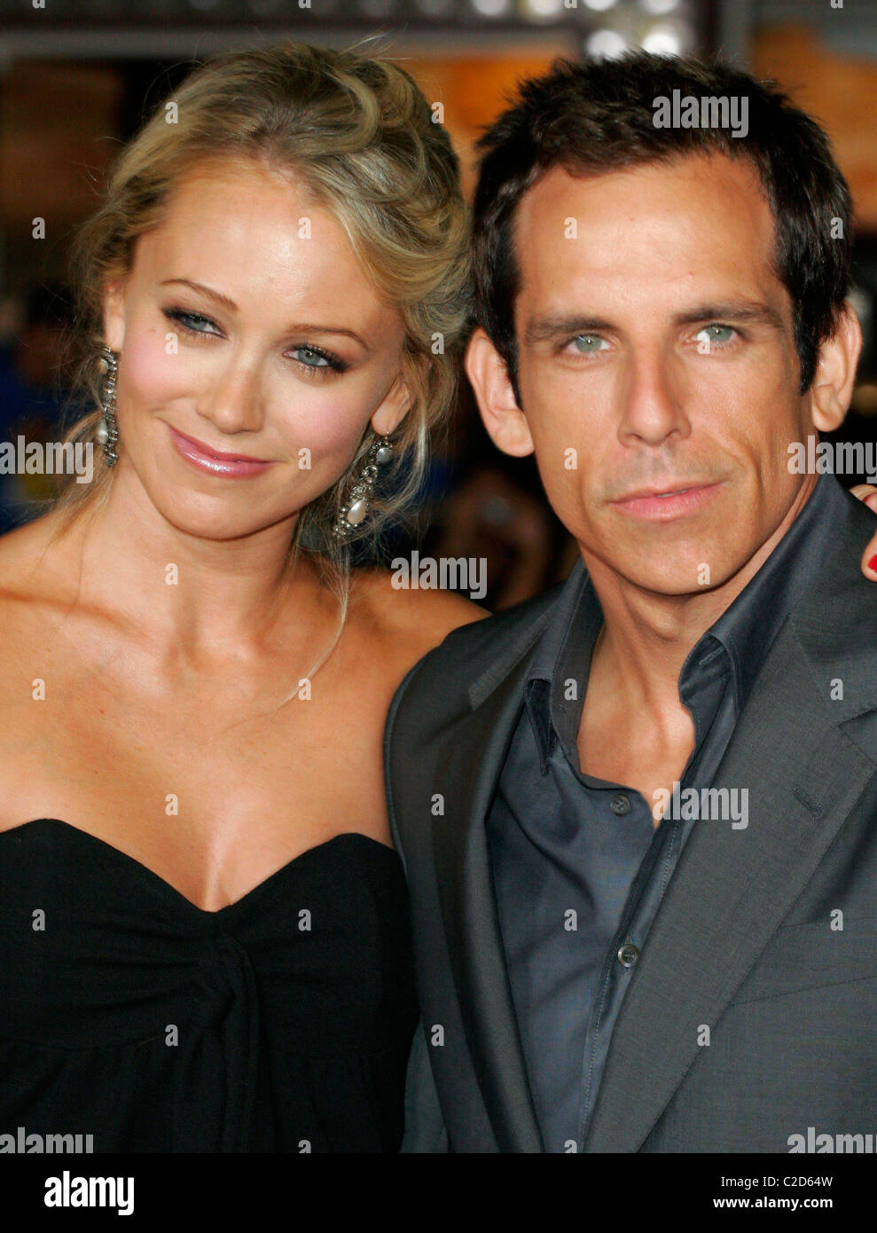Christine Taylor and Ben Stiller Los Angeles film premiere of 'The ...
