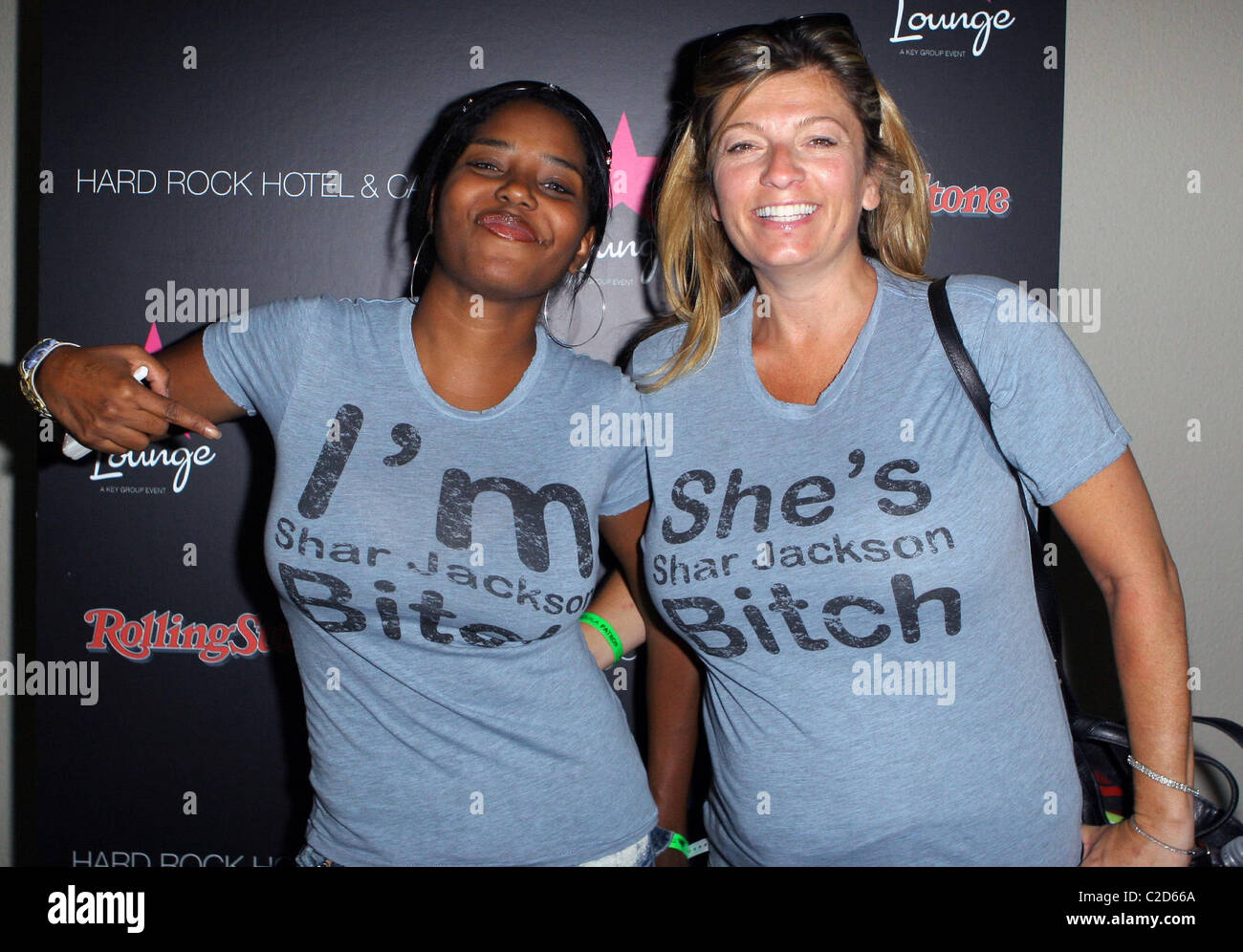 Shar Jackson and guest The Star Lounge in Honor of Rolling Stone ...