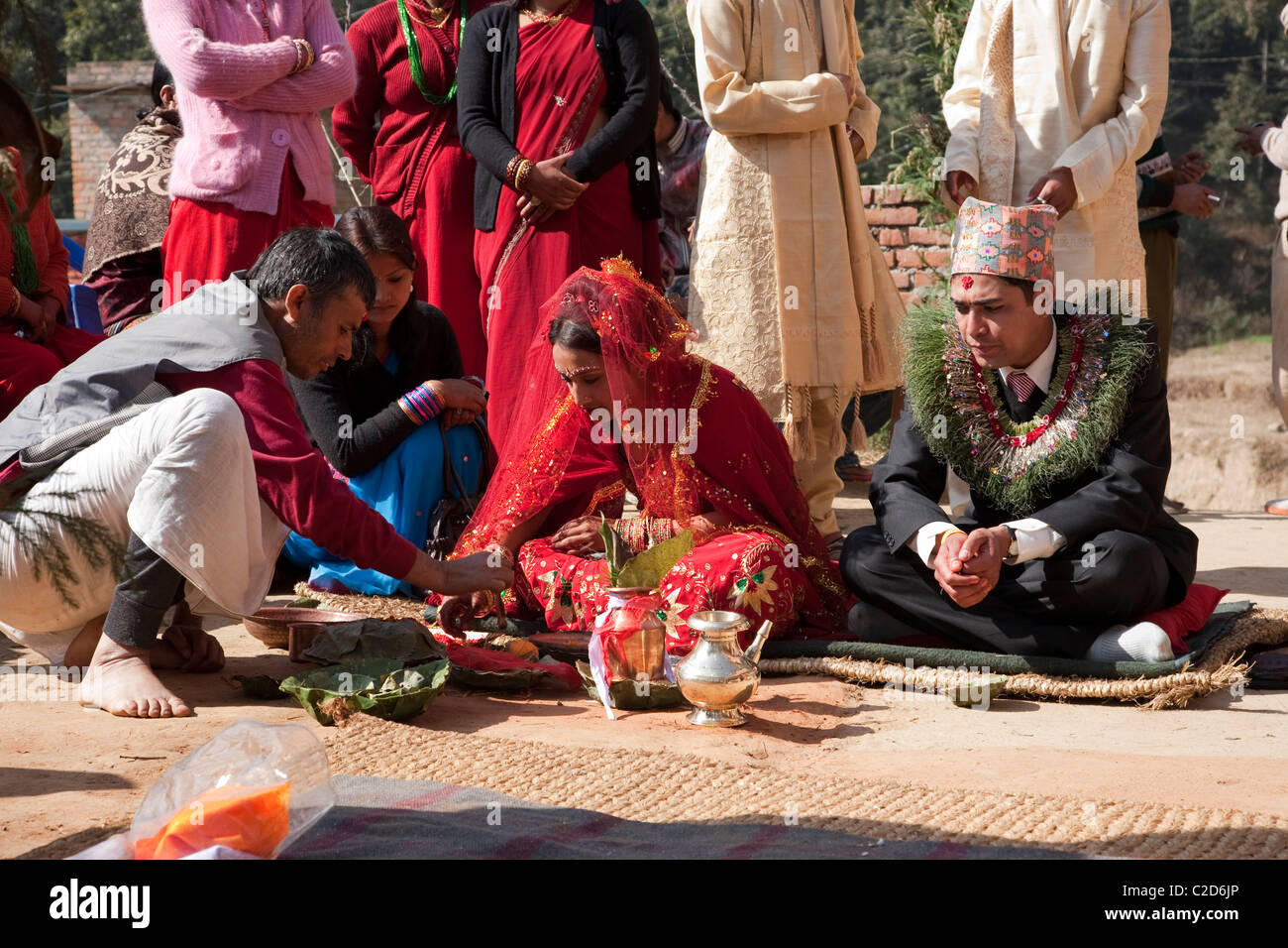 Nepali wedding hi-res stock photography and images - Alamy