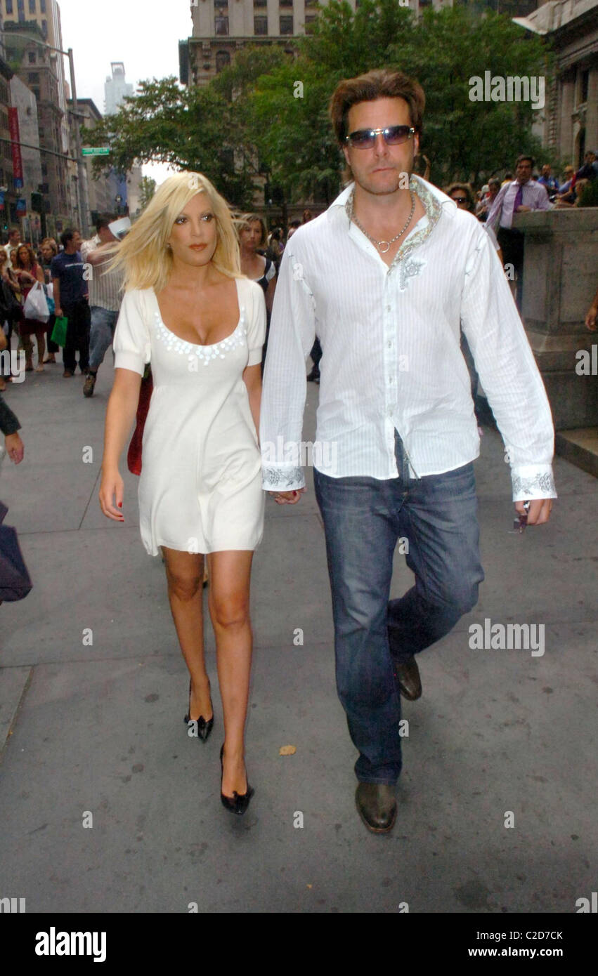 Tori Spelling and Dean McDermott Mercedes-Benz Fashion Week New York ...