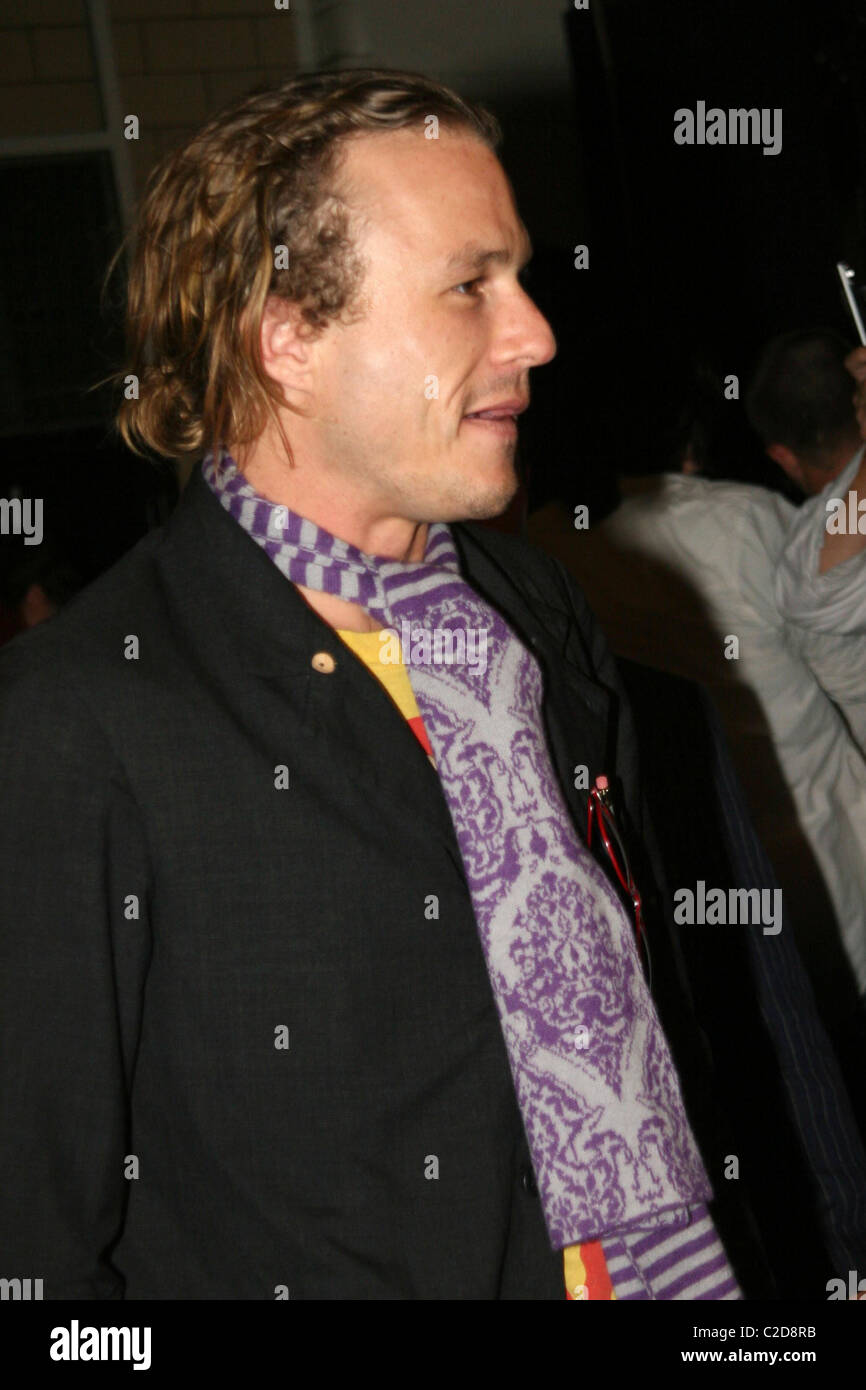 Heath Ledger Mercedes-Benz Fashion Week New York Spring 2008 at The ...
