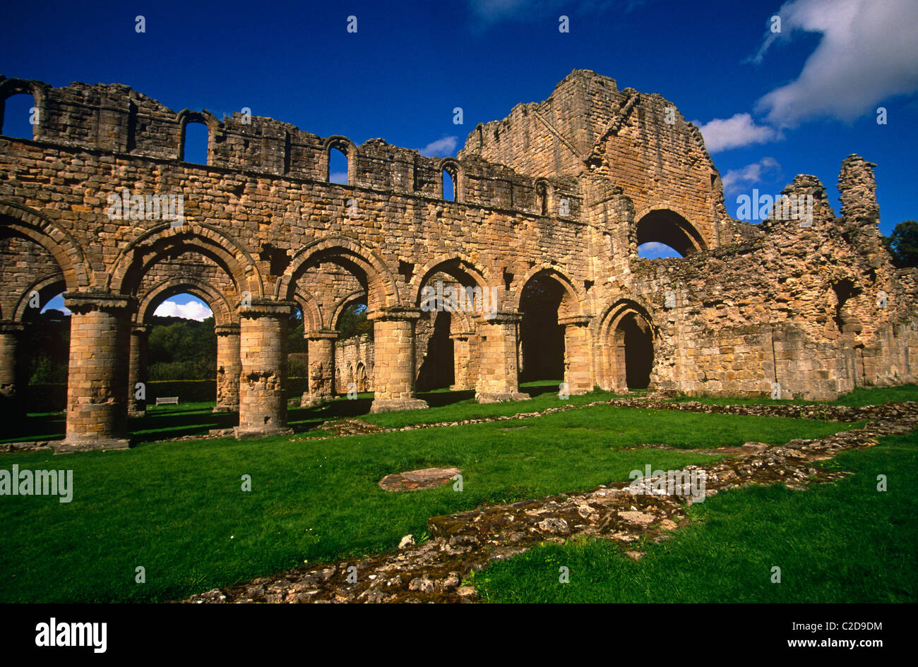 Buildwas Abbey Shropshire England Stock Photo - Alamy