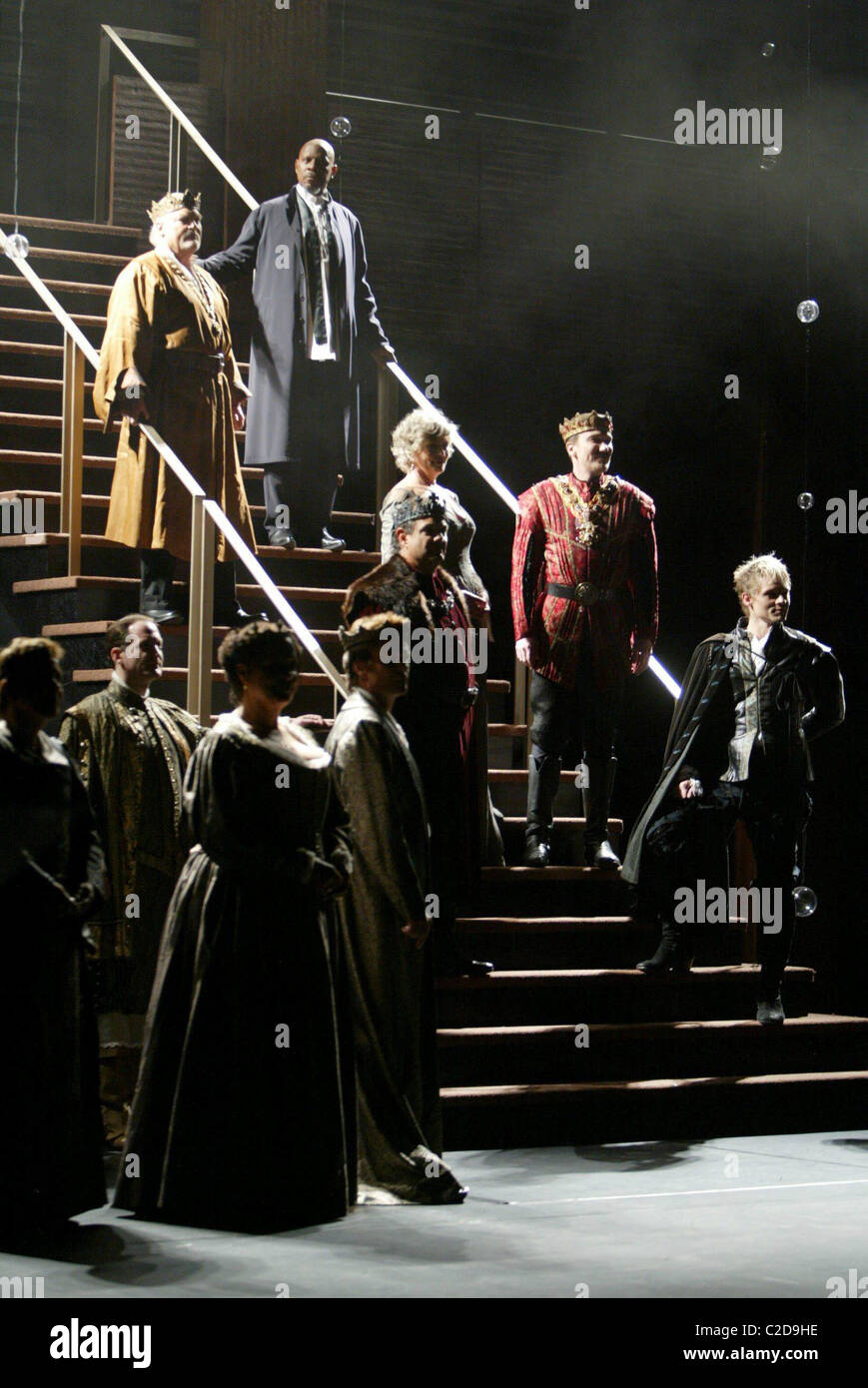 The cast of Shakespeare Theatre Company performing at the opening gala ...