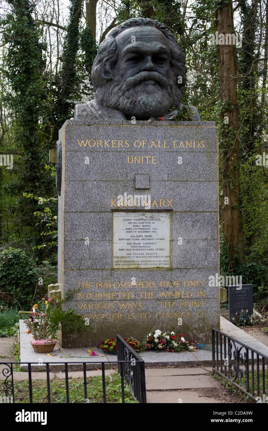 Karl marx tomb hi-res stock photography and images - Alamy