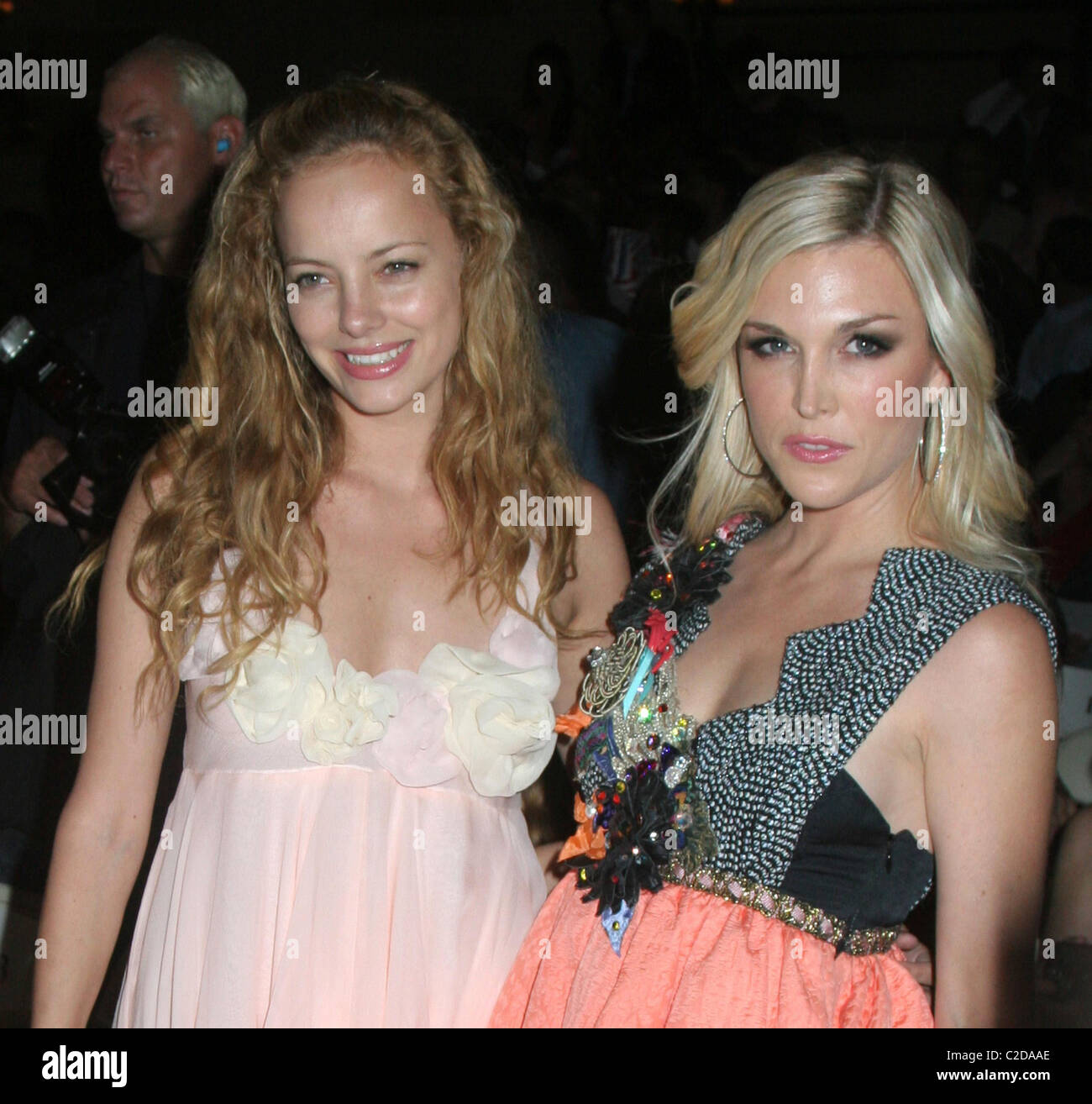 Bijou Phillips and Tinsley Mortimer Mercedes-Benz Fashion Week New York ...