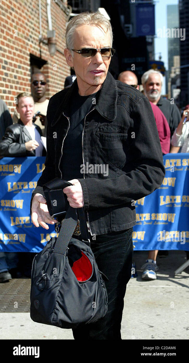 Billy Bob Thornton arrives outside Ed Sullivan Theatre for the 'Late ...