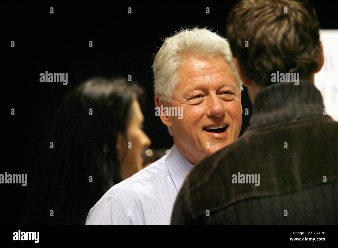 Former US President Bill Clinton at a book signing for his book ...