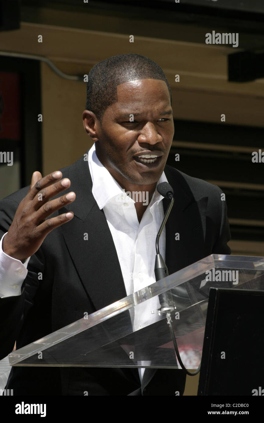 Jamie Fox Jamie Foxx is honored with the 2,347th Star on the Hollywood ...