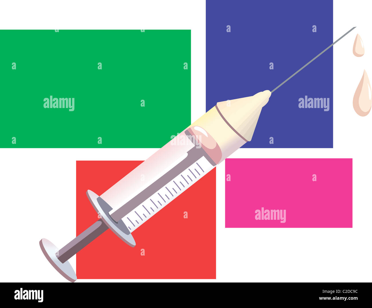 syringe dropping medicine Stock Photo - Alamy