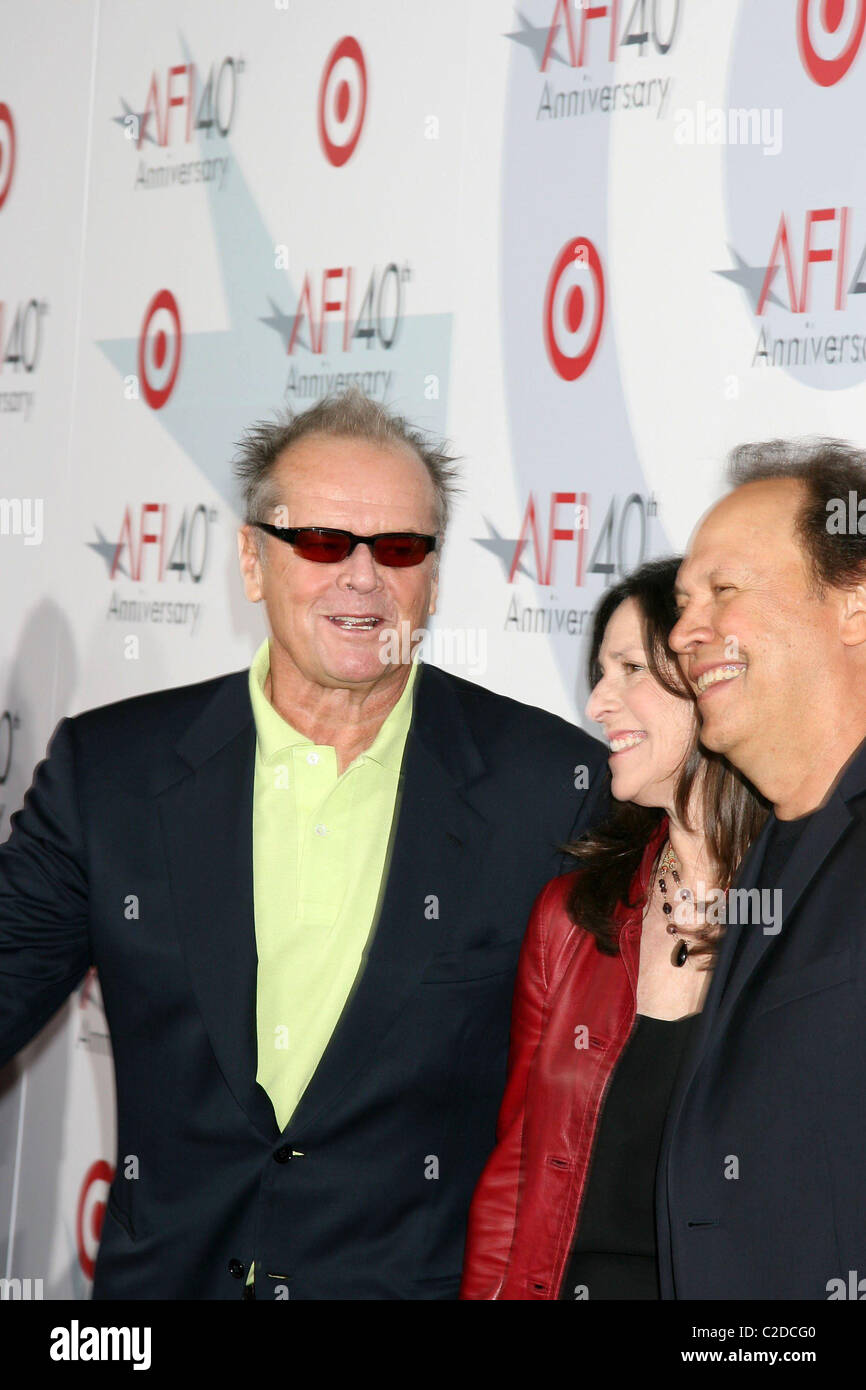 Jack Nicholson & Billy Crystal AFI's 40th Anniversary Celebration at ...