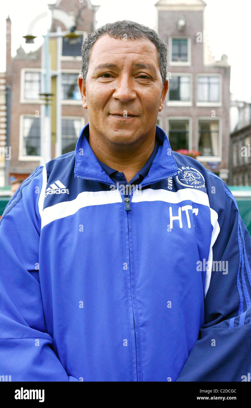 Coach of the Amsterdan Football Club Ajax, Henk Ten Cate at a press ...