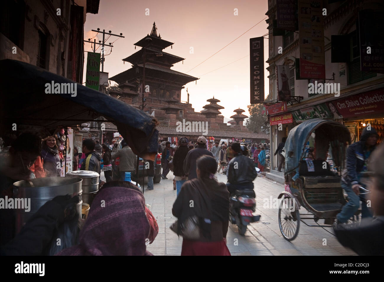 Street scene. Durbar square. Kathmandu, Nepal Stock Photo - Alamy