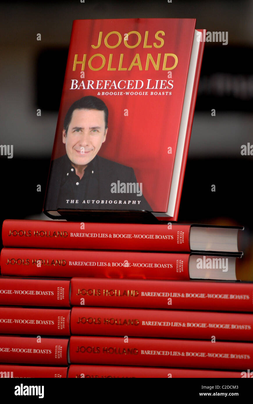 Jools Holland signing copies of his new book ' Barefaced Lies ' at ...