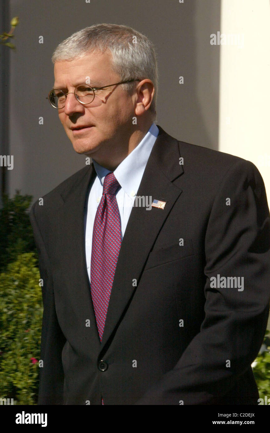 White House Chief of Staff Joshua Bolten US President George W Bush ...