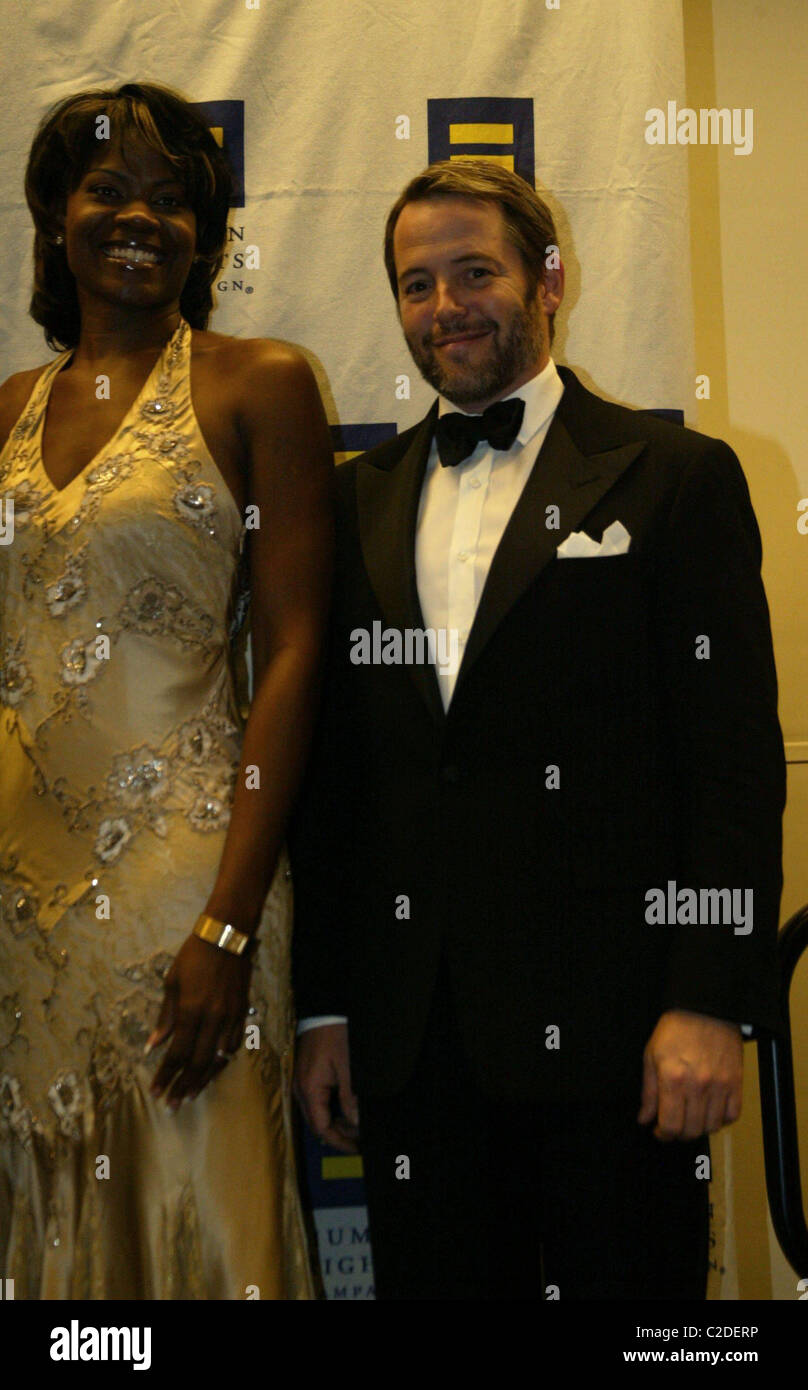 Matthew Broderick and Sheryl Swoopes The Human Rights Campaign Gala ...
