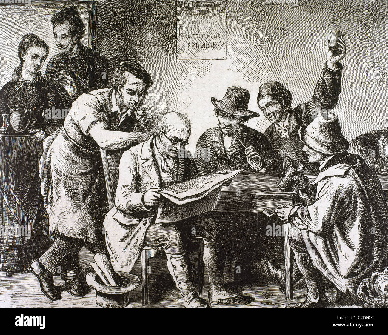 British newspaper 19th century hi-res stock photography and images - Alamy