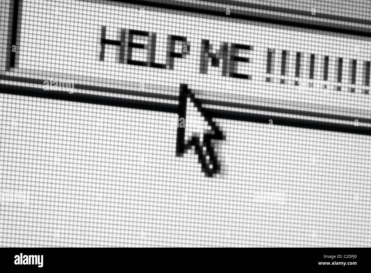 Help on the Internet Stock Photo - Alamy