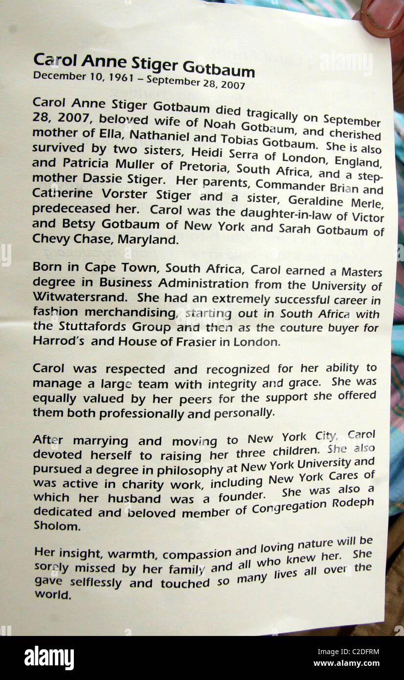 Carol Anne Gotbaum died in an Arizona Airport enroute to an alcohol ...