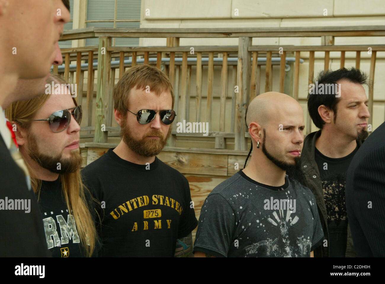 Rock band Drowning Pool and IAVA Director Paul Rieckhoff the band will ...