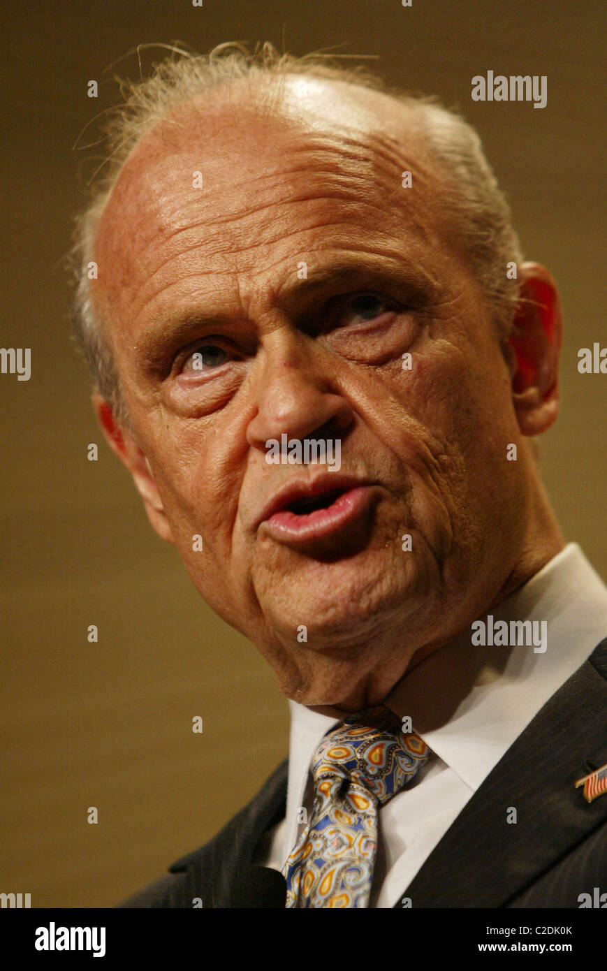 Fred Thompson (formerly from Law & Order) speaks at the National Rifle ...