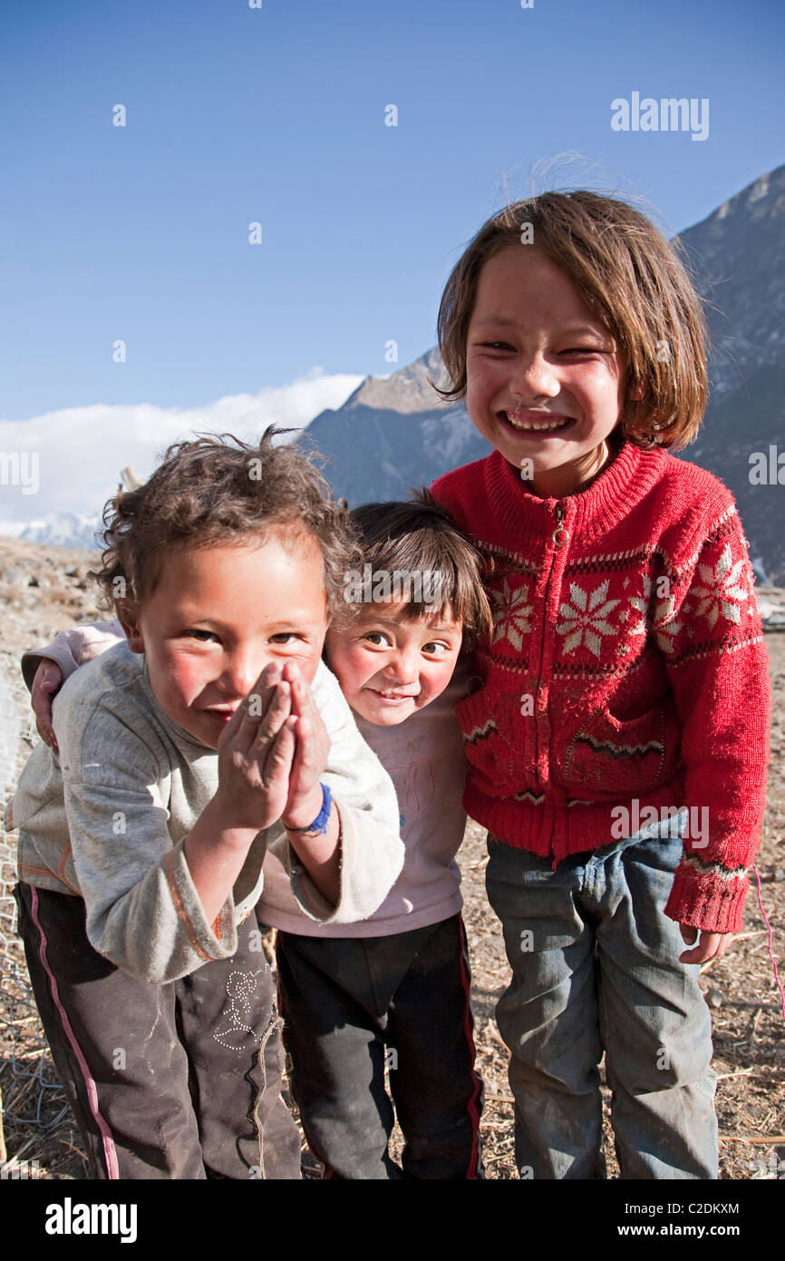 Nepal child portraits hi-res stock photography and images - Alamy