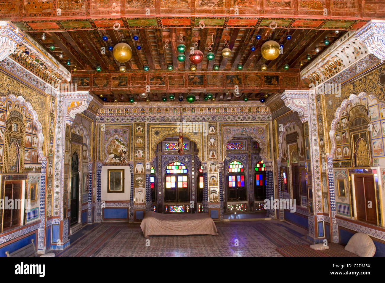 Inside the sumptuous Takhat Mahal, in the 15th century Mehrangarh Fort ...