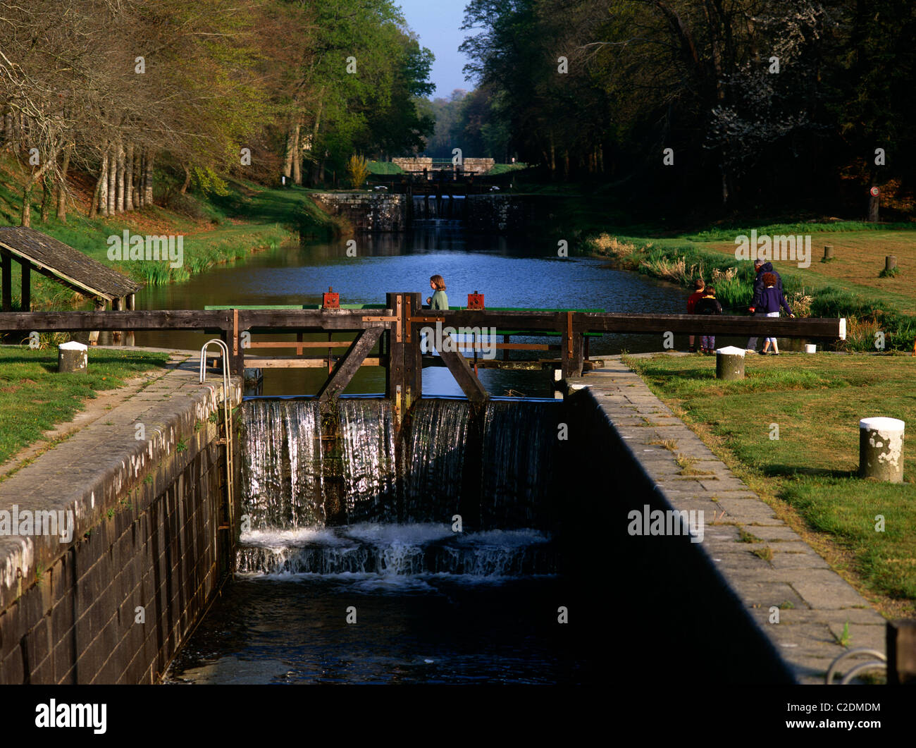 Hede Locks Brittany France Stock Photo - Alamy
