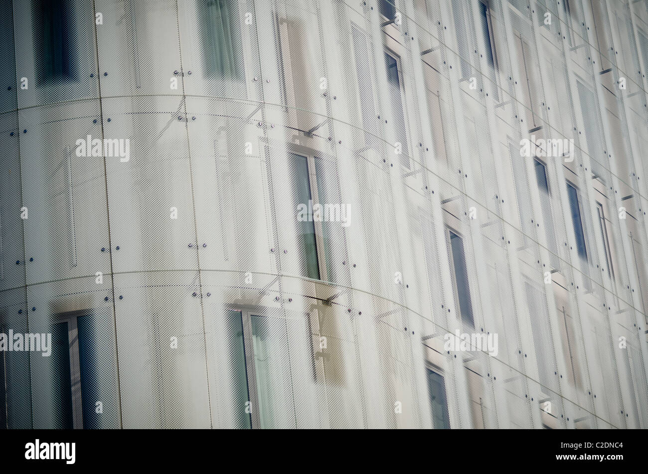 glass fronted modern white building Stock Photo - Alamy