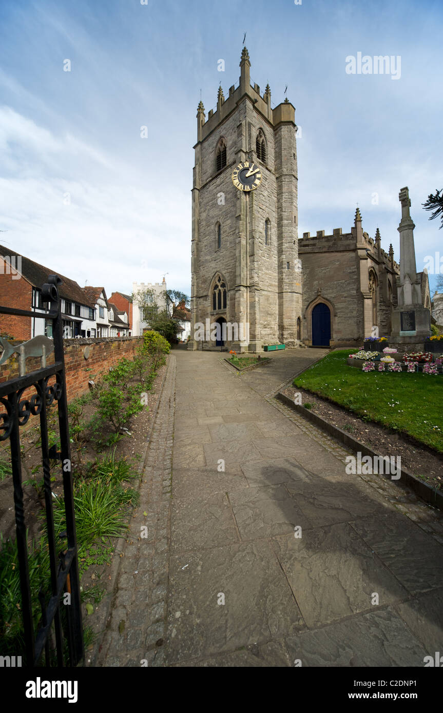 St. Nicholas' Church, Alcester, Warwickshire, England, UK Stock Photo ...