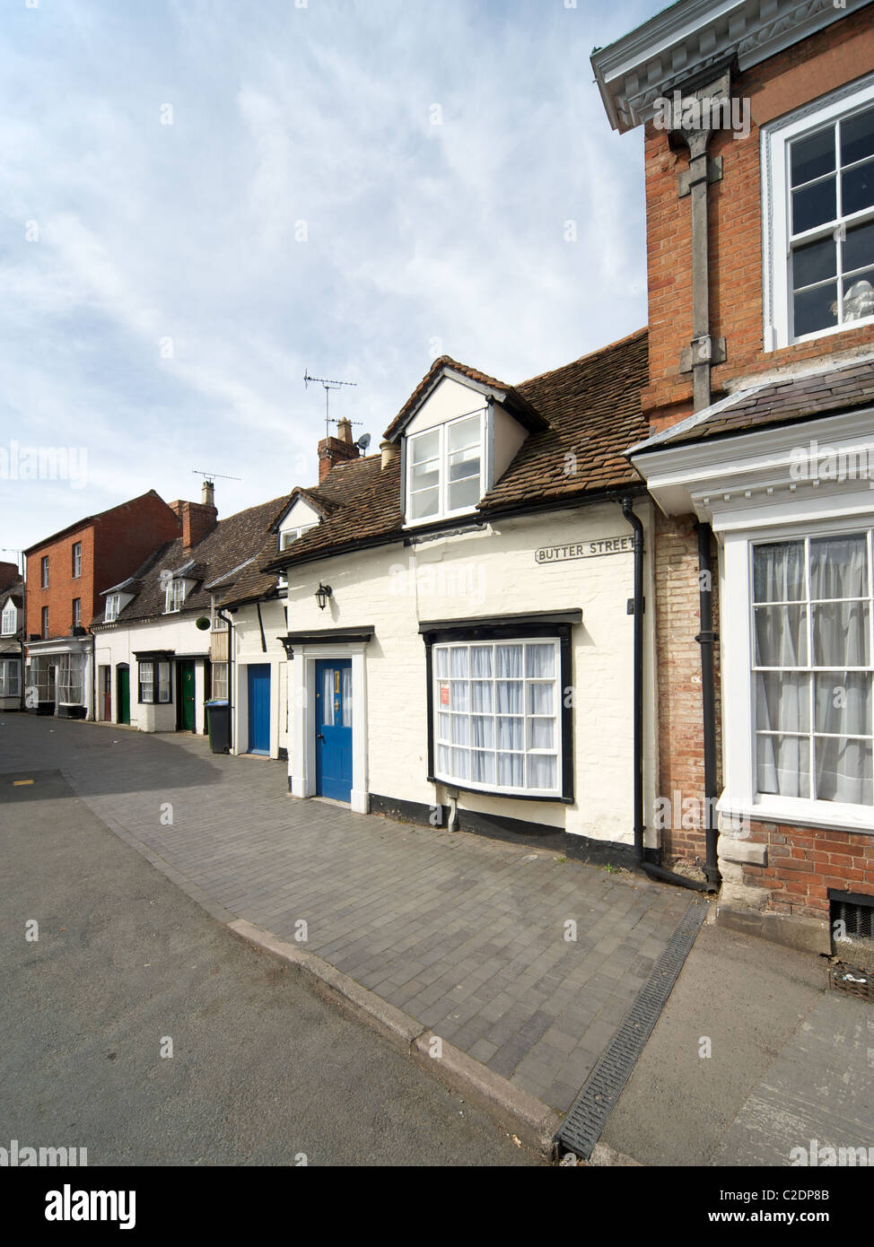 Butter Street, Alcester, Warwickshire, England, UK Stock Photo - Alamy