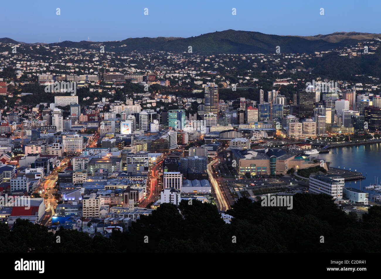 Wellington North Island New Zealand Stock Photo - Alamy