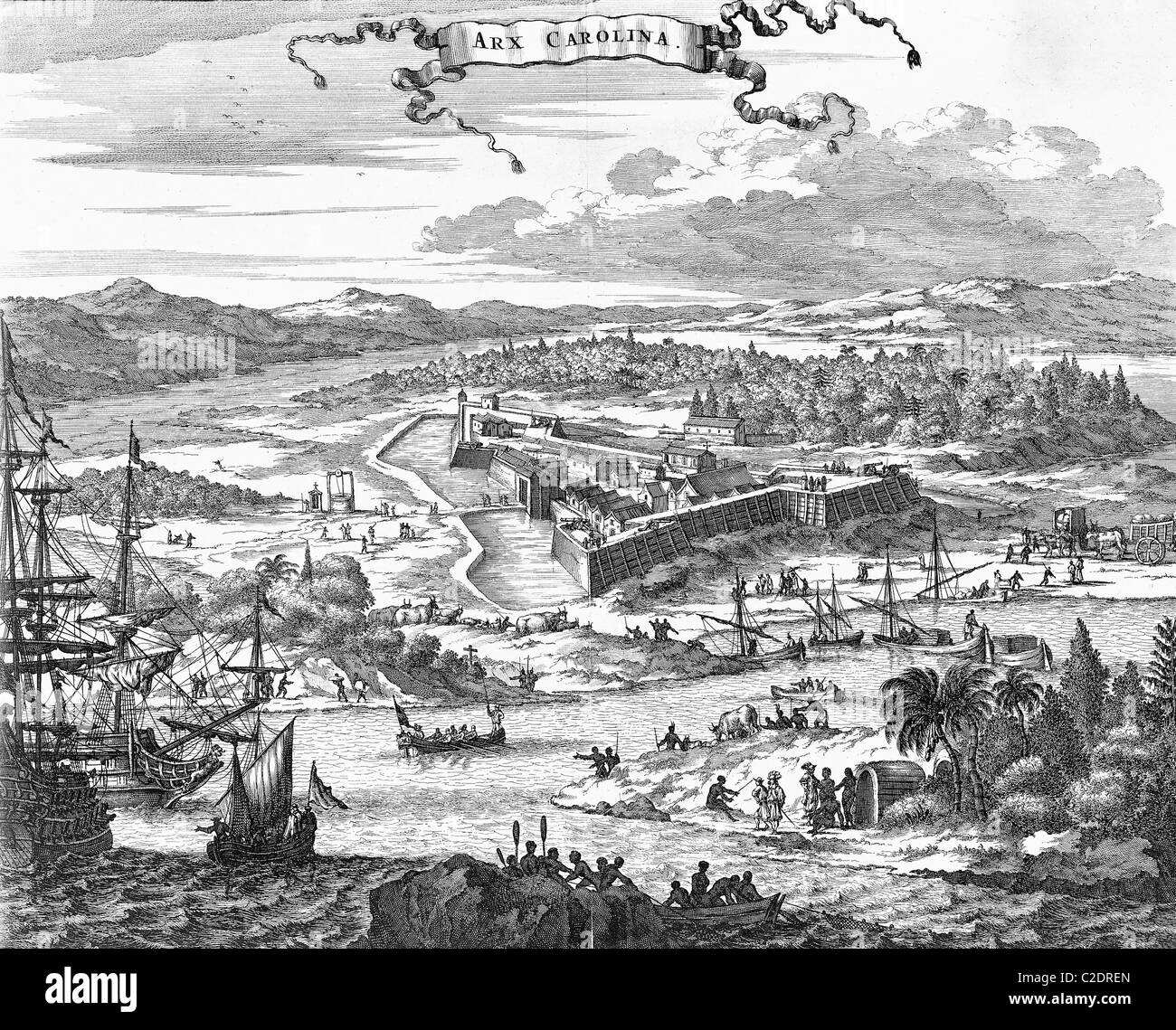 Colonial people in america Black and White Stock Photos & Images - Alamy