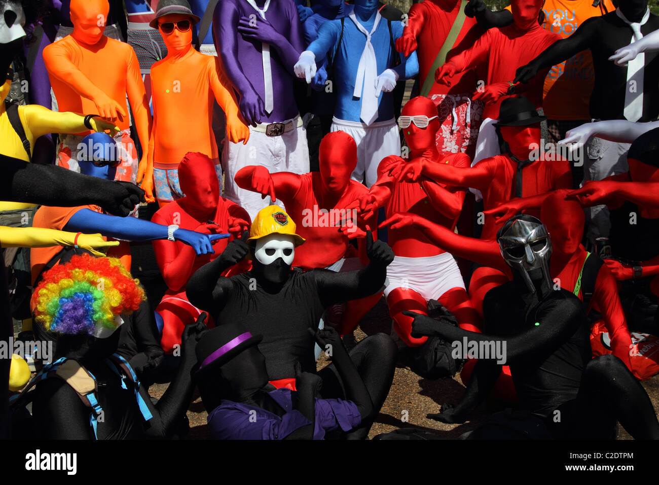Morph costume fancy dress Stock Photo - Alamy