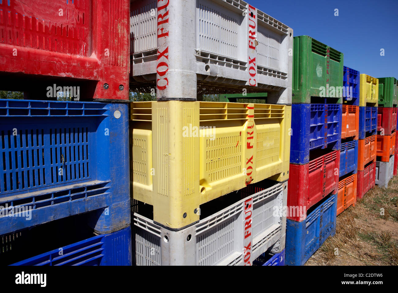 Field boxes stack hi-res stock photography and images - Alamy