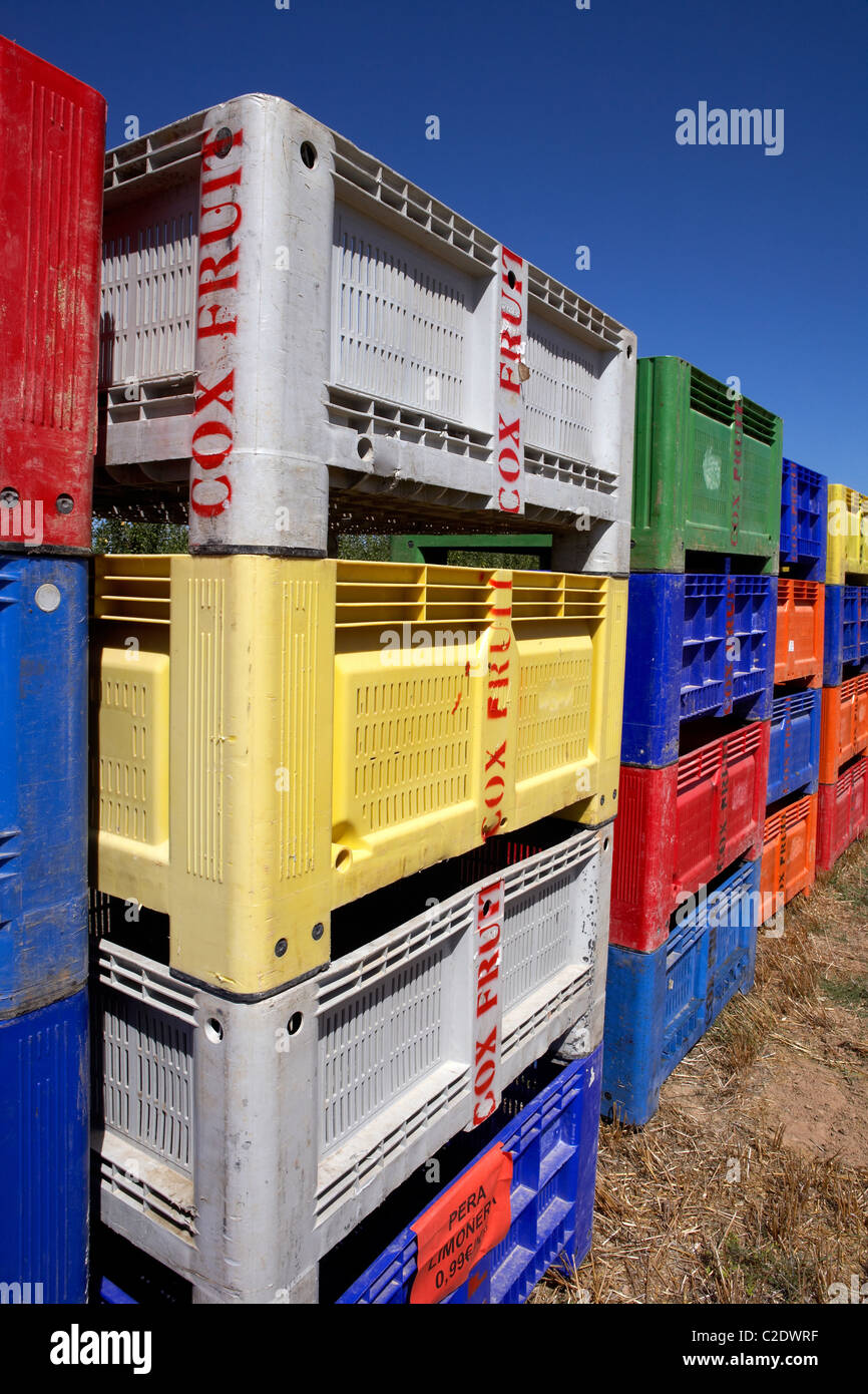 Field boxes stack hi-res stock photography and images - Alamy