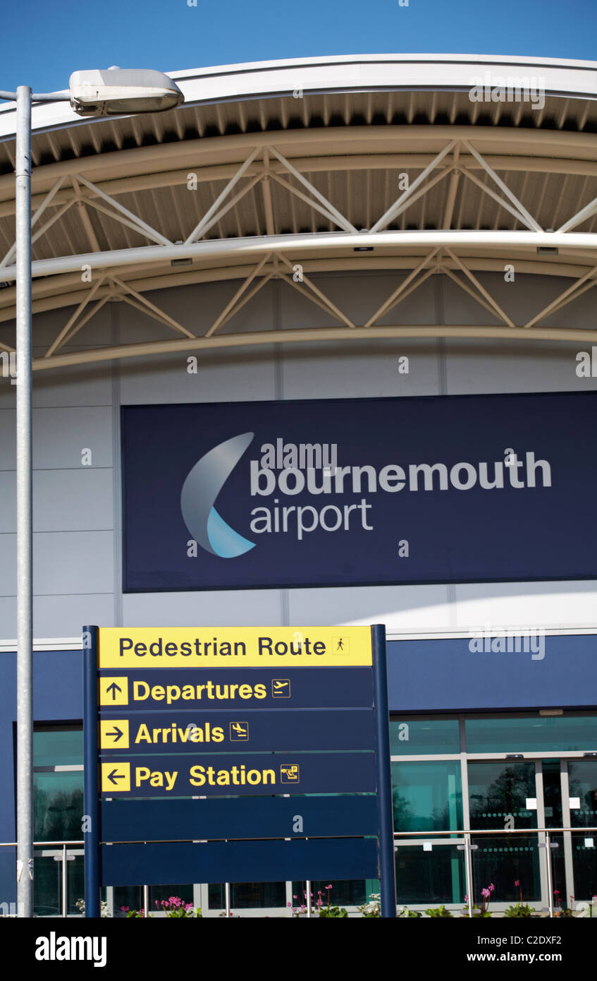 Bournemouth airport departures terminal hi-res stock photography and ...