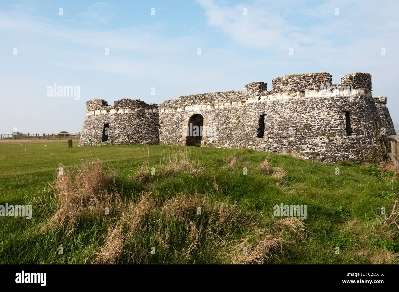 'Arx Ruohim' or 'Neptune's Temple', a folly at Kingsgate Bay near ...