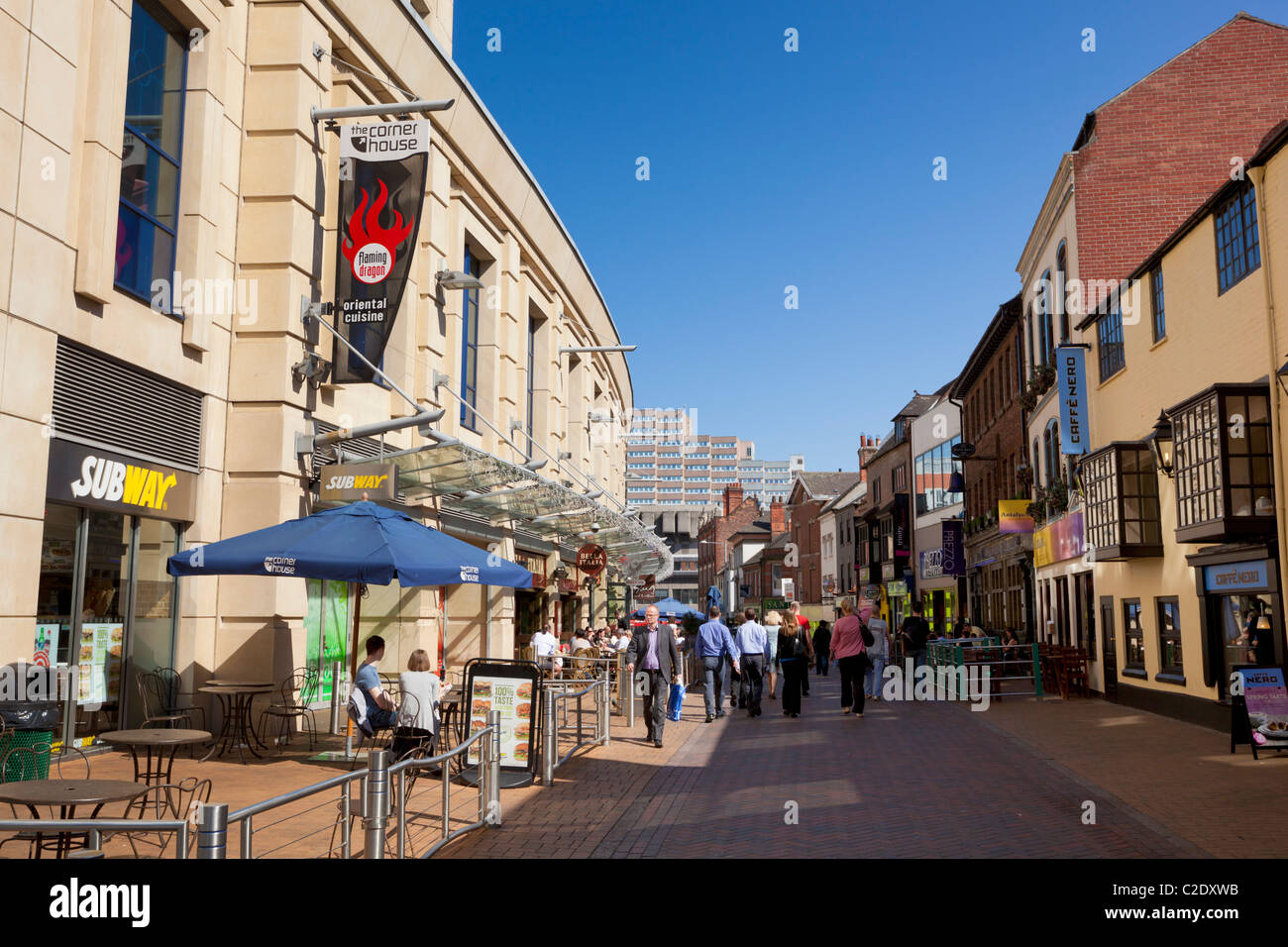 Nottingham street hi-res stock photography and images - Alamy