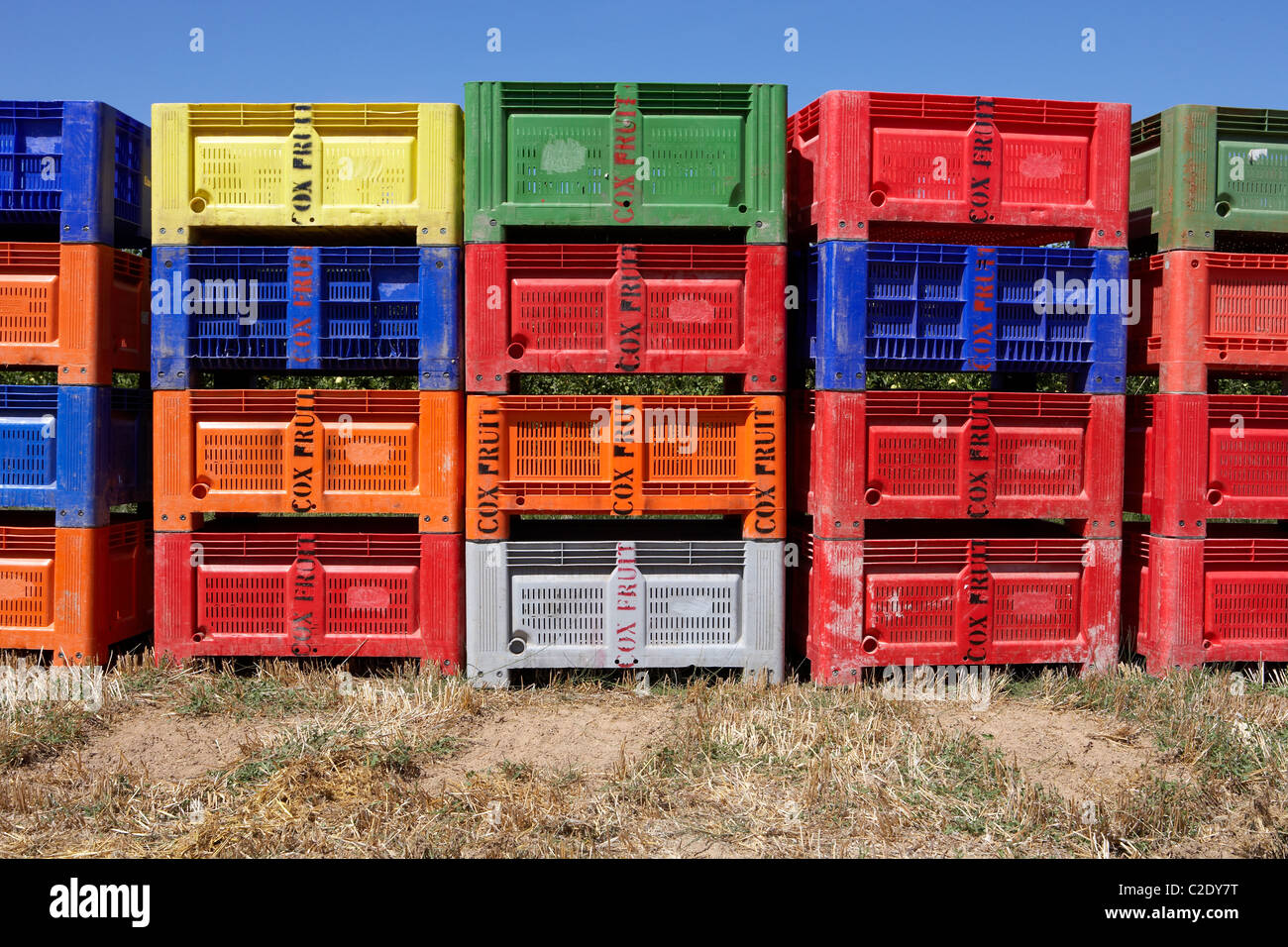 Field boxes stack hi-res stock photography and images - Alamy