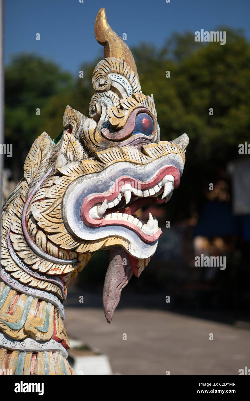 Singha statue is keep out bad luck and protect inside, Basement by lion ...
