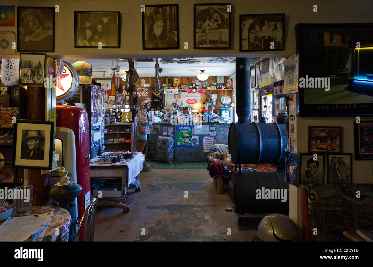 USA, Arizona, Route 66, the Mack Berry general store Stock Photo - Alamy