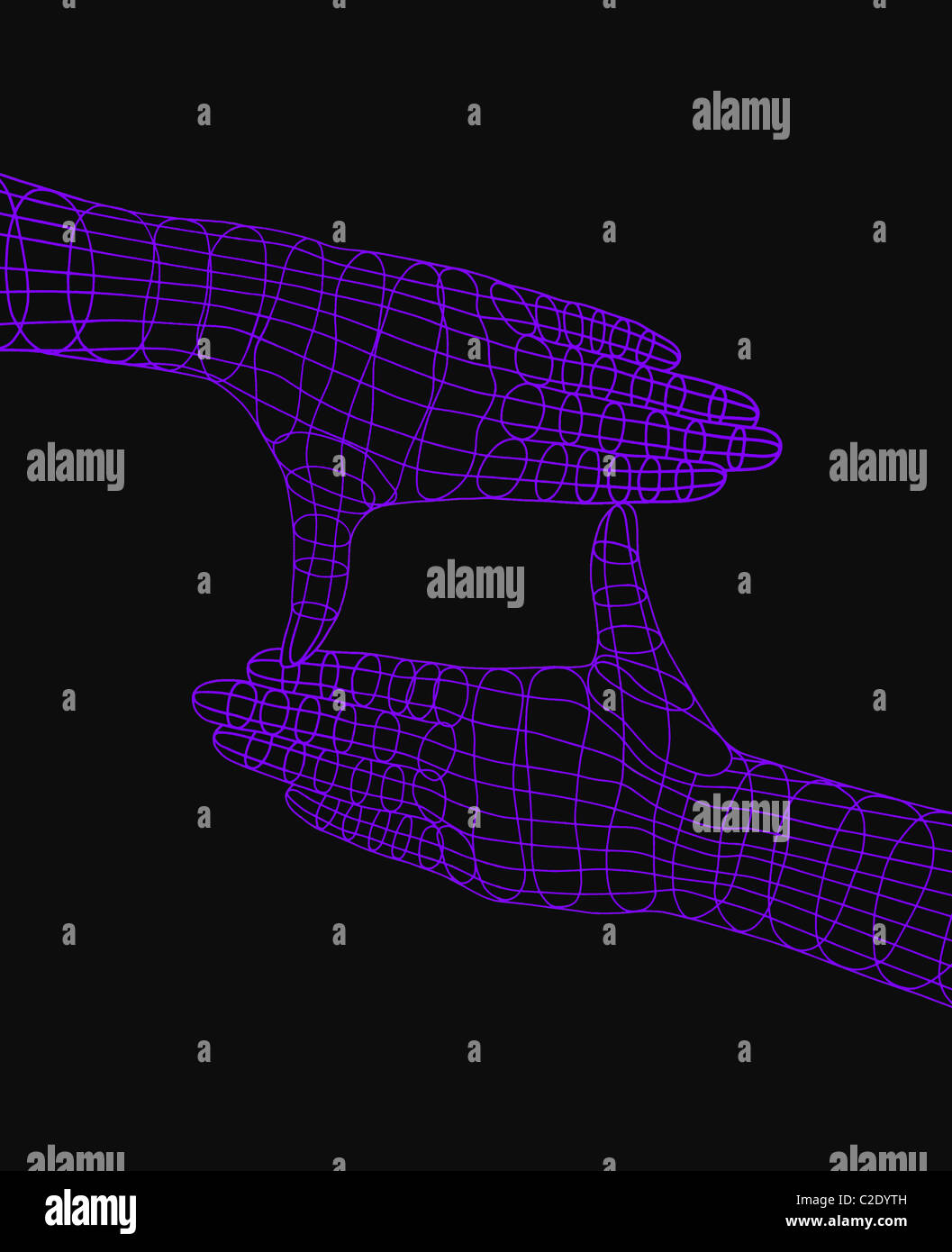 GRID HANDS FRAMING SEARCH SEARCHING Stock Photo - Alamy