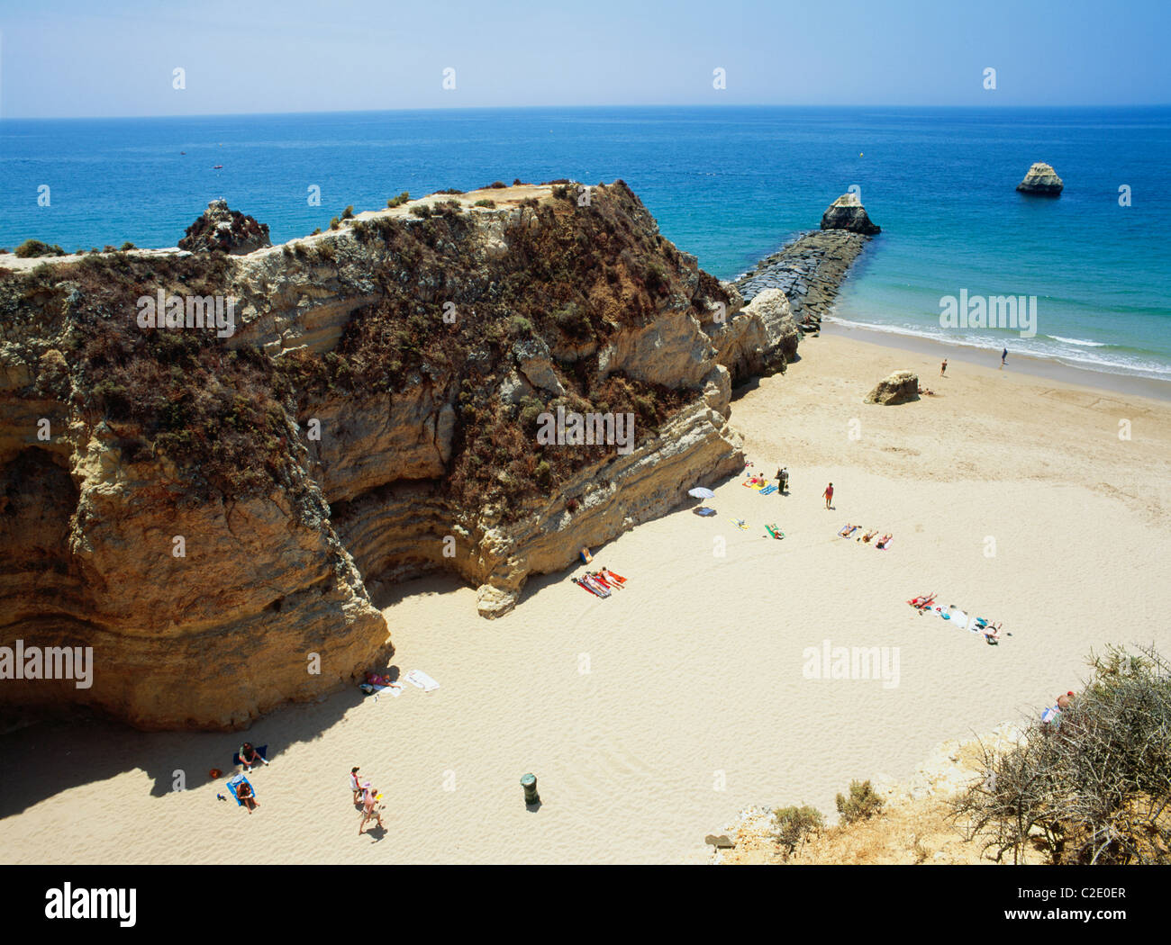 Praia Do Vau Algarve Portugal Stock Photo - Alamy