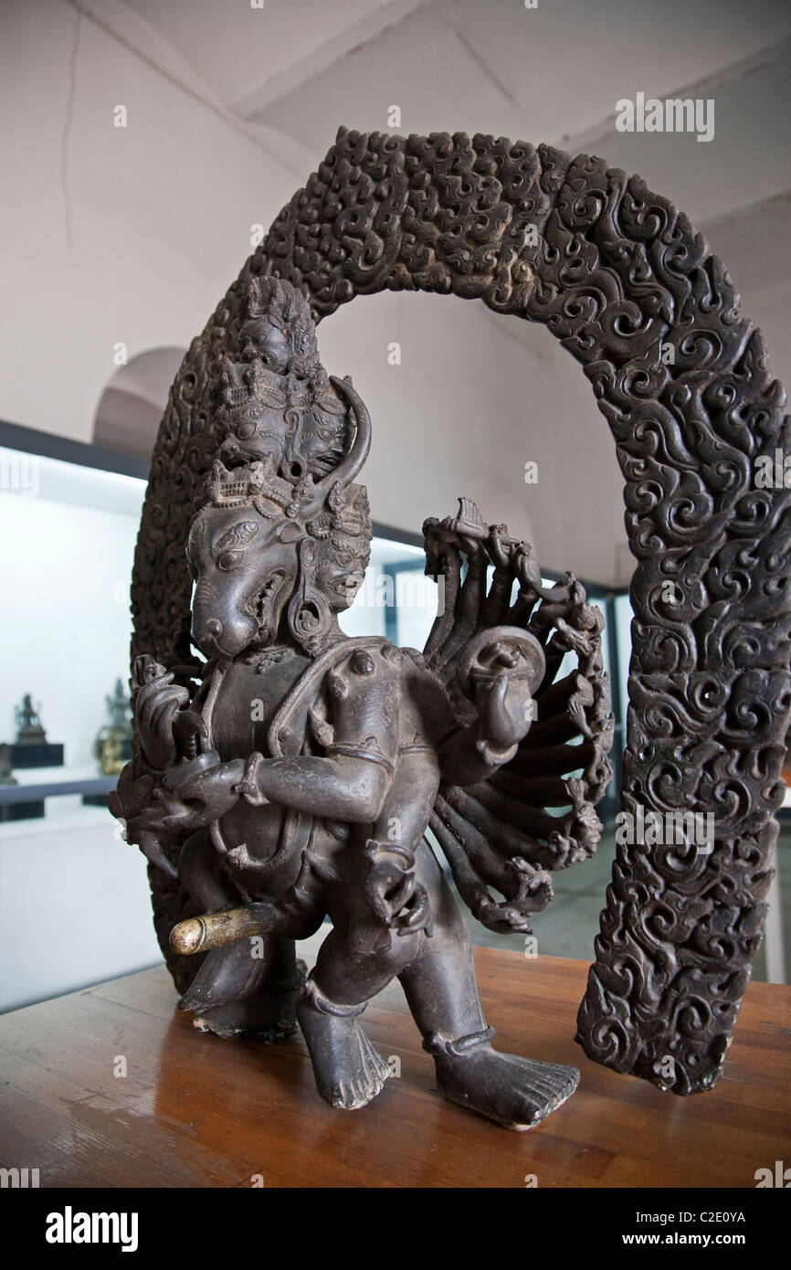 Bronze sculpture. National Museum. Kathmandu, Nepal Stock Photo - Alamy