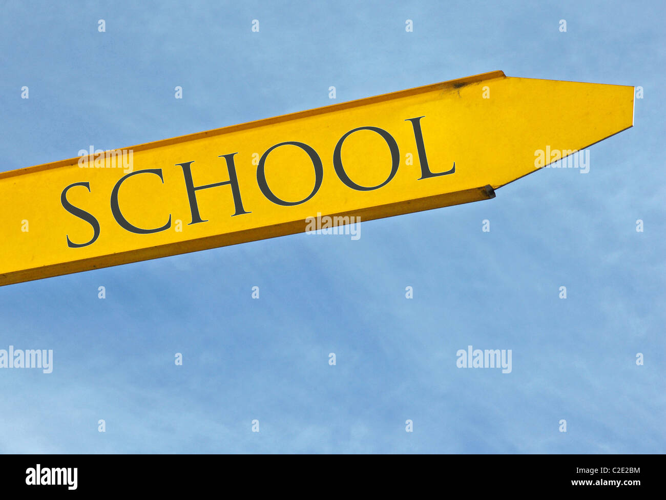 School sign precaution hi-res stock photography and images - Alamy