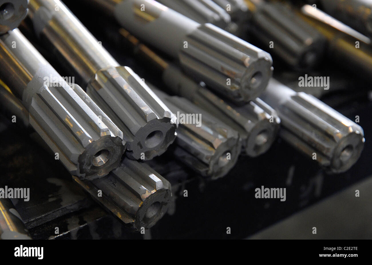 Steering system parts at Pailton Engineering Ltd., Coventry, 06-04-2011 ...