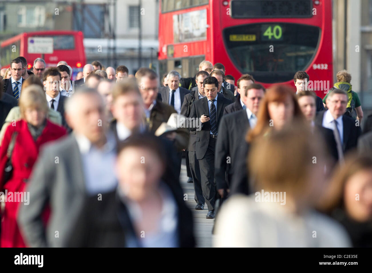 Buses In Rush Hour England High Resolution Stock Photography and Images ...