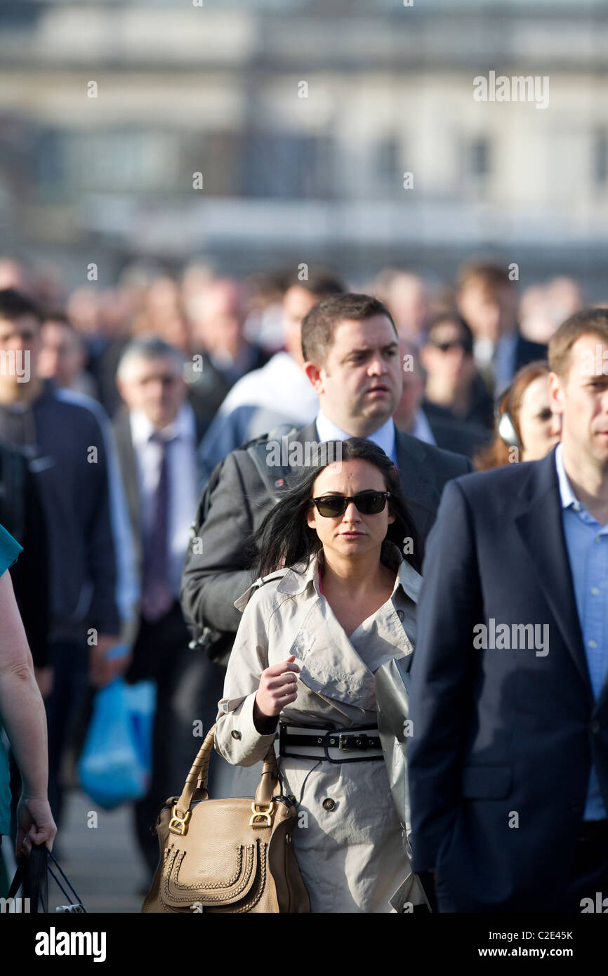 Commuters crowd hi-res stock photography and images - Alamy