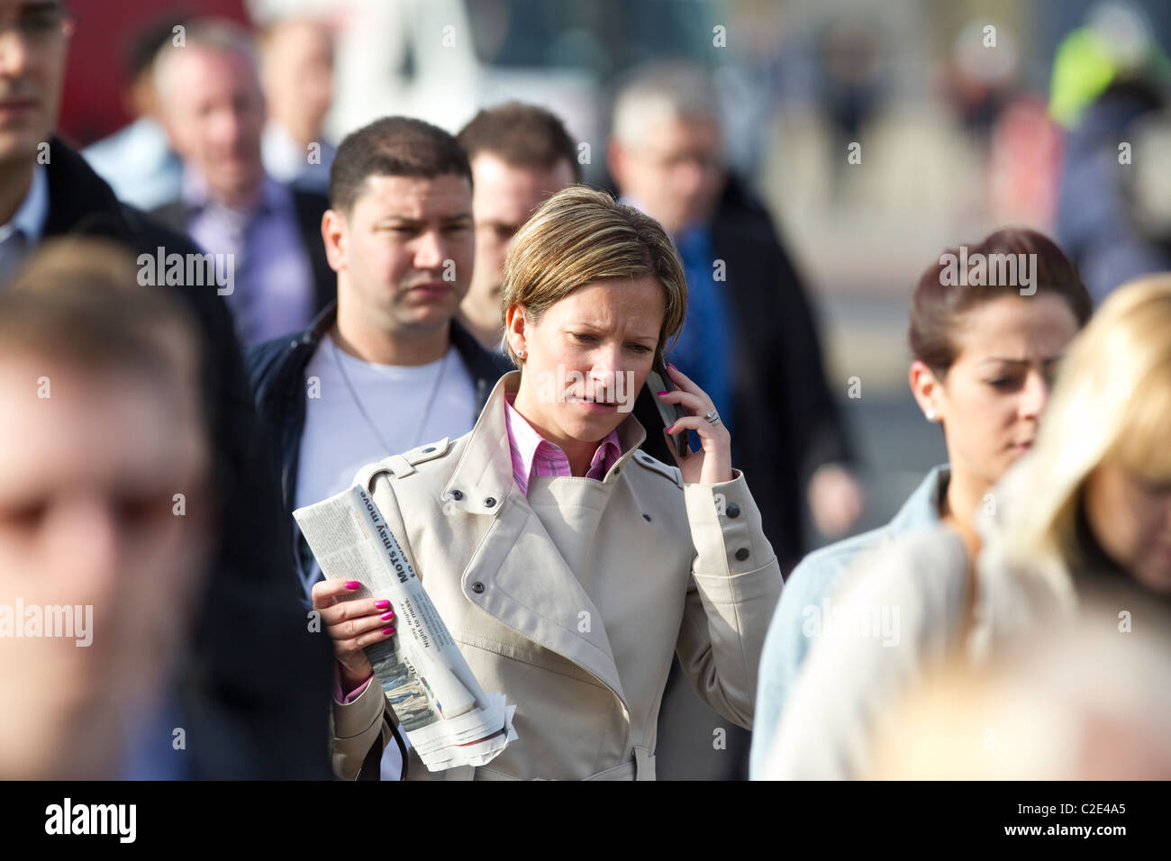 Mobile phone crowd jeff gilbert hi-res stock photography and images - Alamy