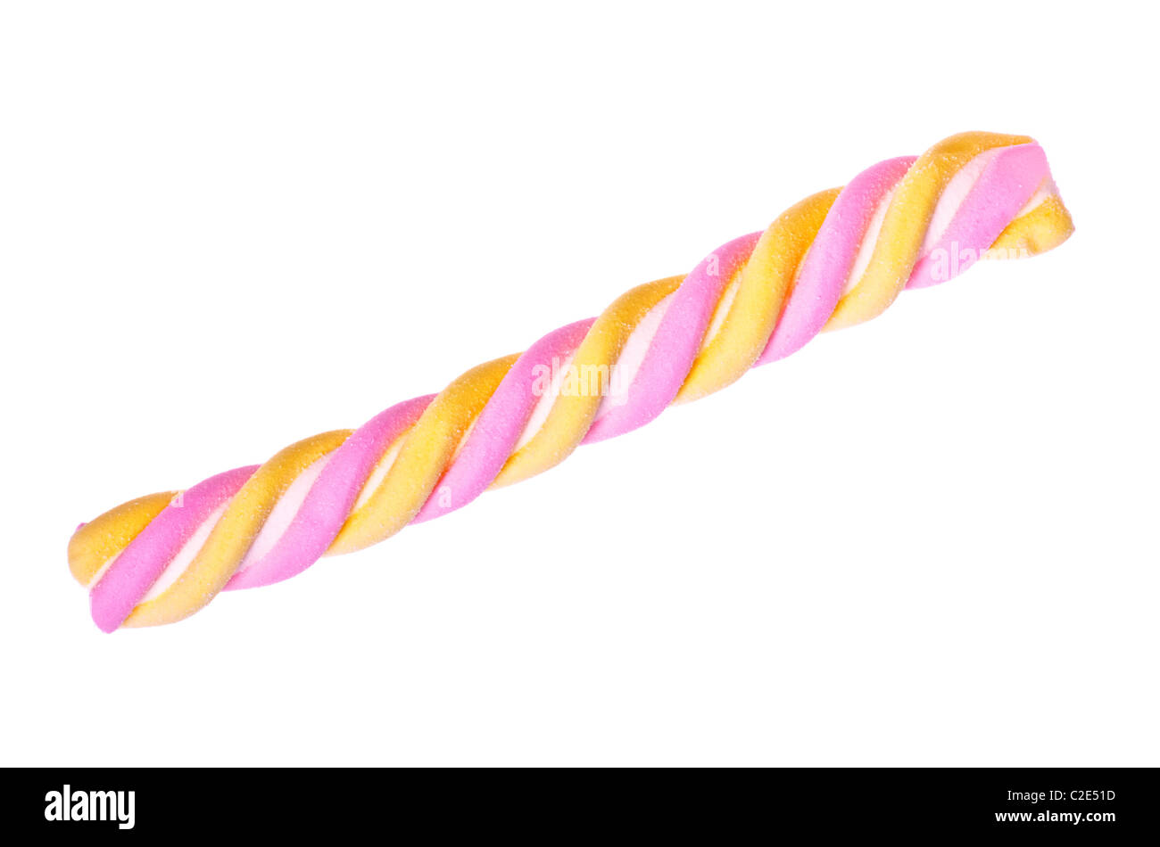 colored candy stick isolated on white background Stock Photo - Alamy